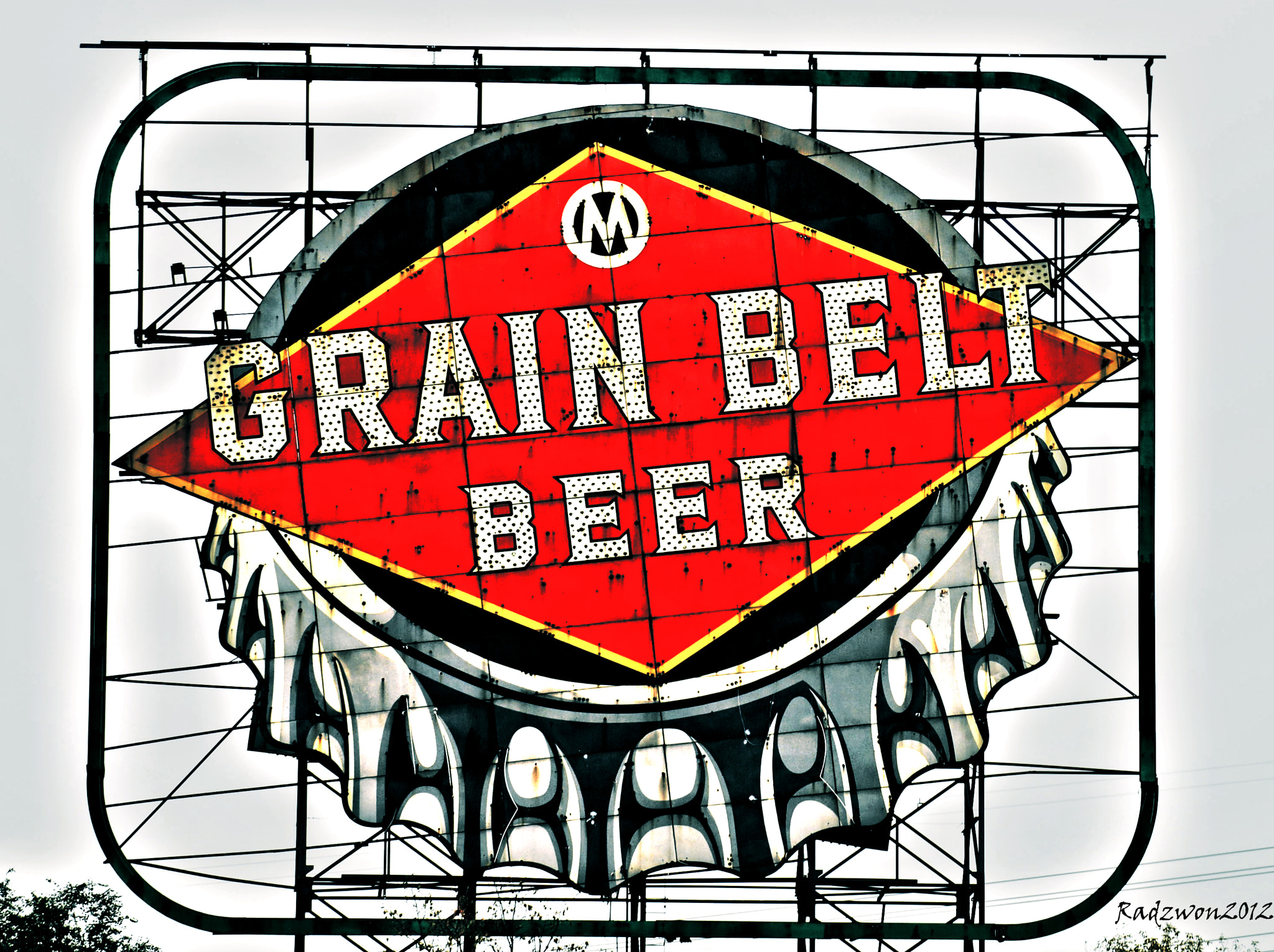 The Old Grain Belt Beer Sign by Tony Radzwon / 500px