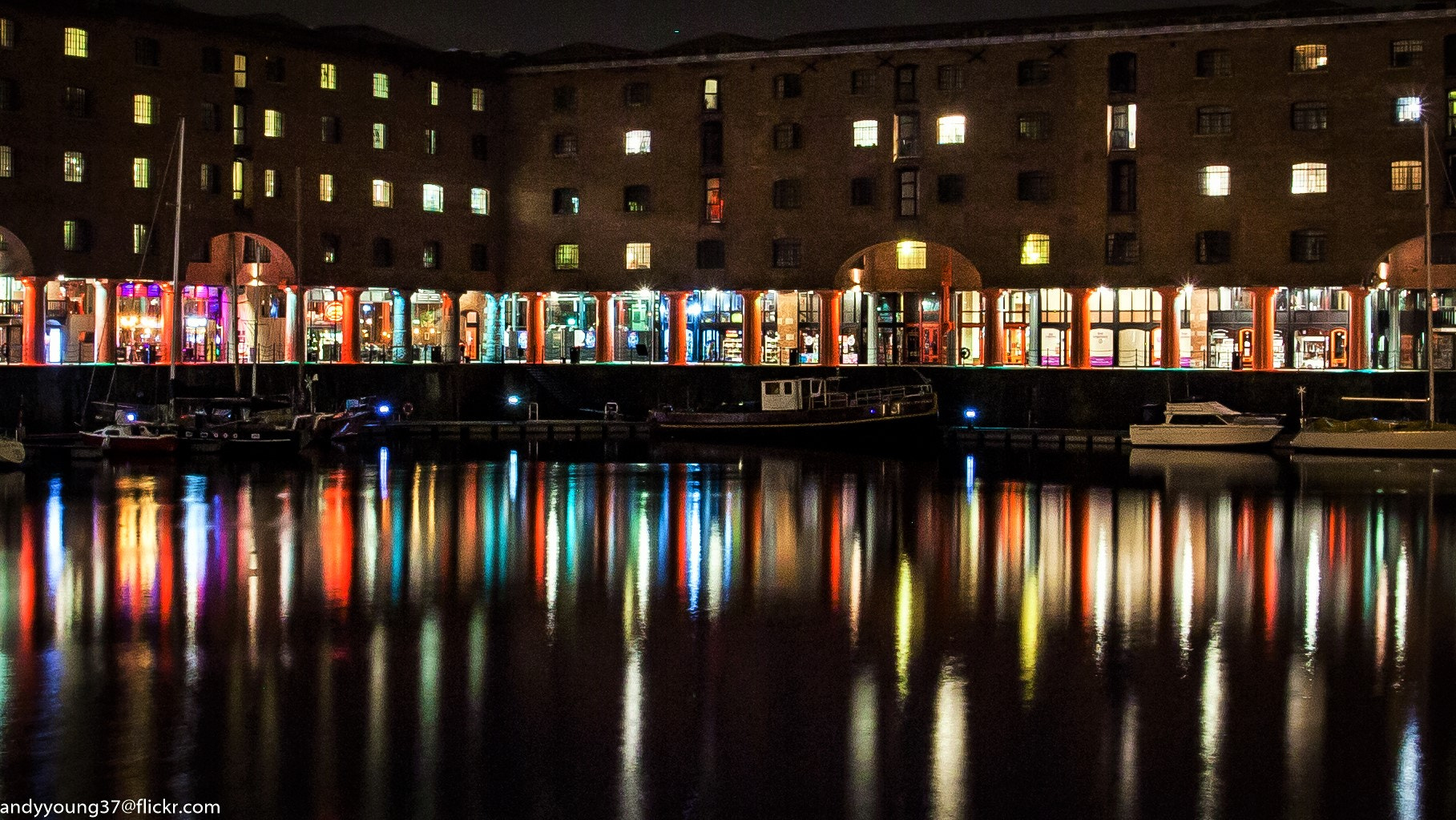 Albert Dock at night by Andy Young / 500px