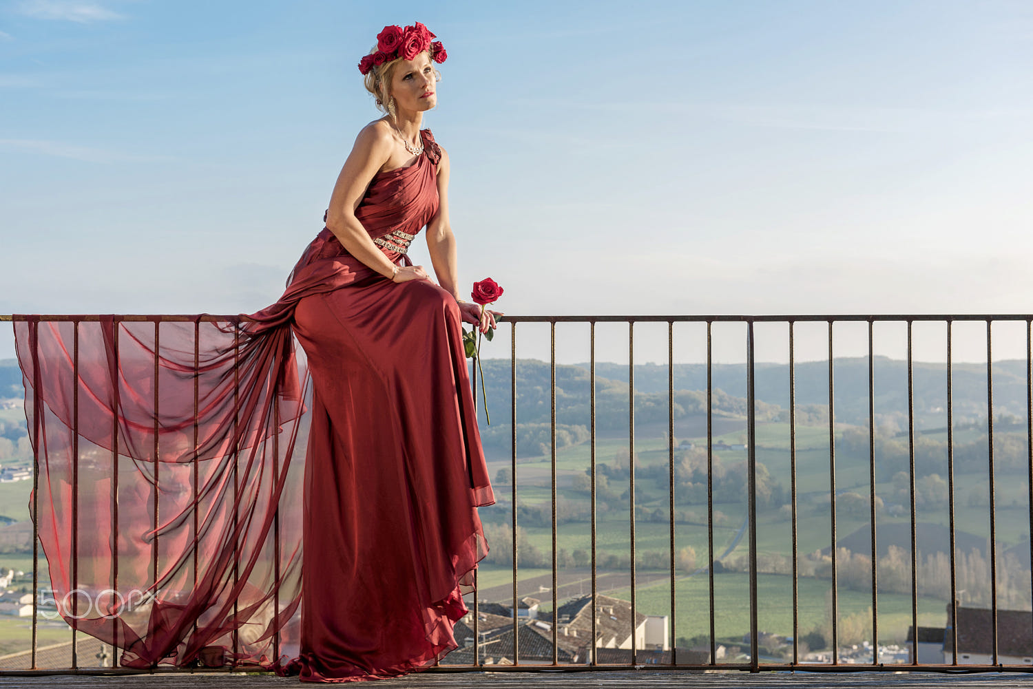 The Lady with the Rose by Jean-Marc Rubis / 500px