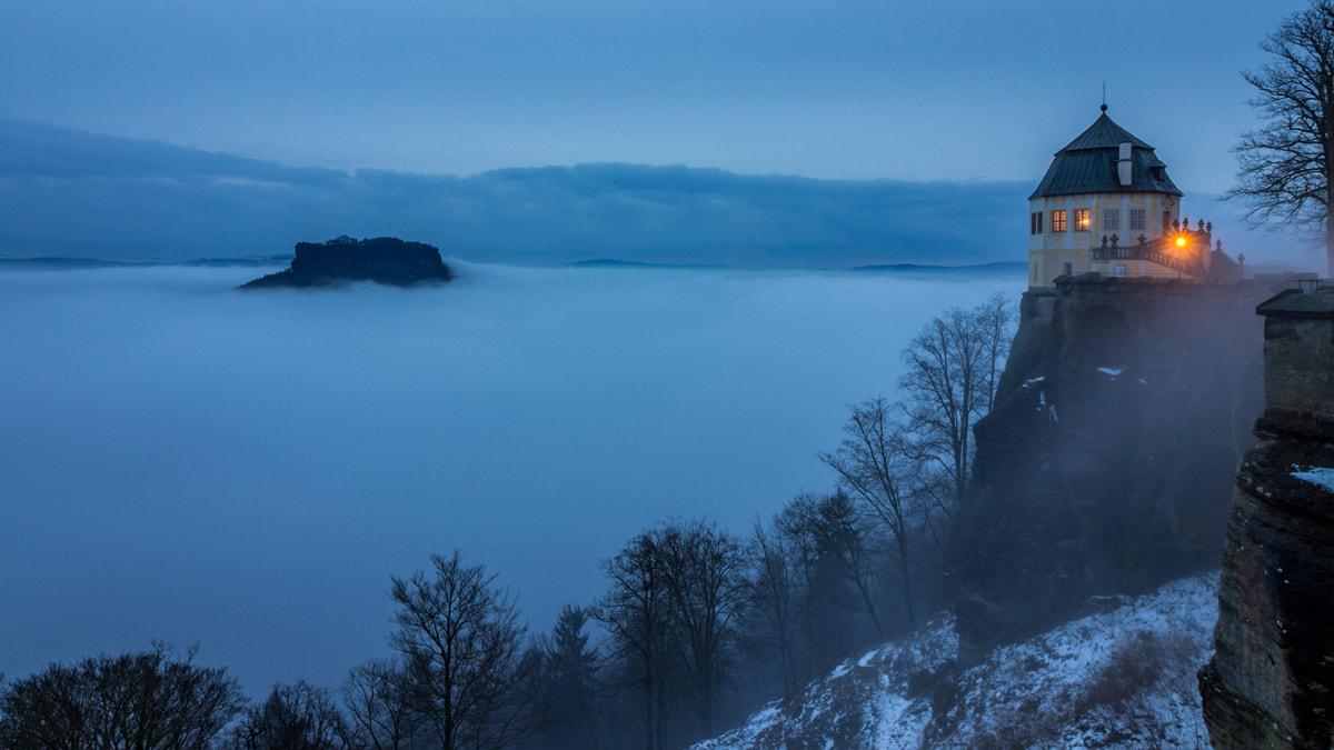 Friedrichsburg and Lilienstein in a sea of fog by Jan Donath | 500px