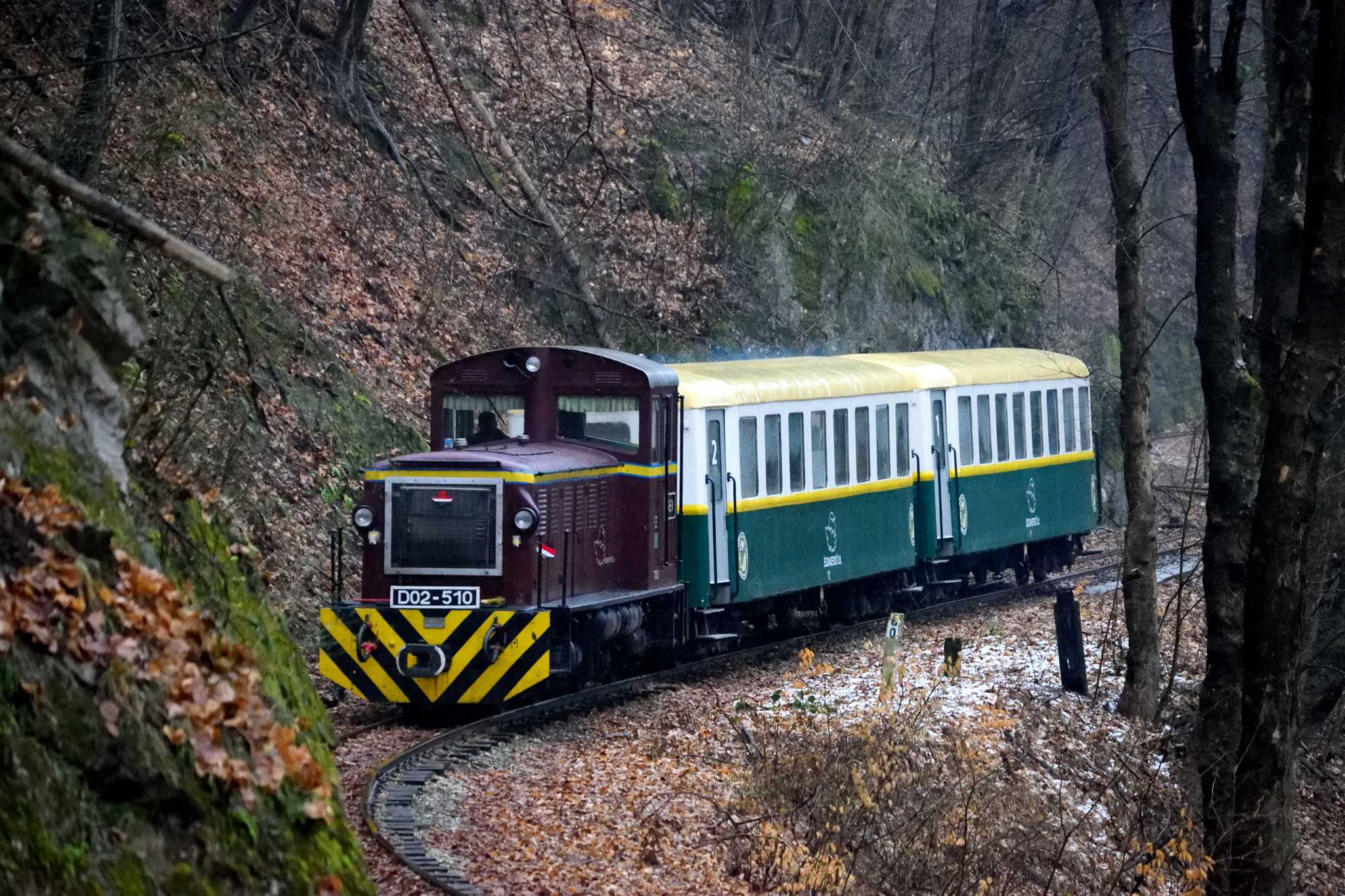 The Narrow train is coming (State Forest Railways of Lillafüred, near ...