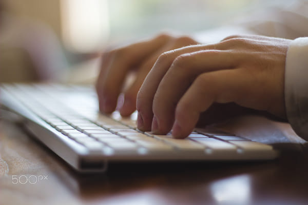 Office keyboard working in focus by Rodger Naugle | 500px