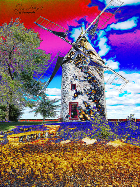 Breath of wind and a windmill gave a picturesque image. by zoe maya | 500px