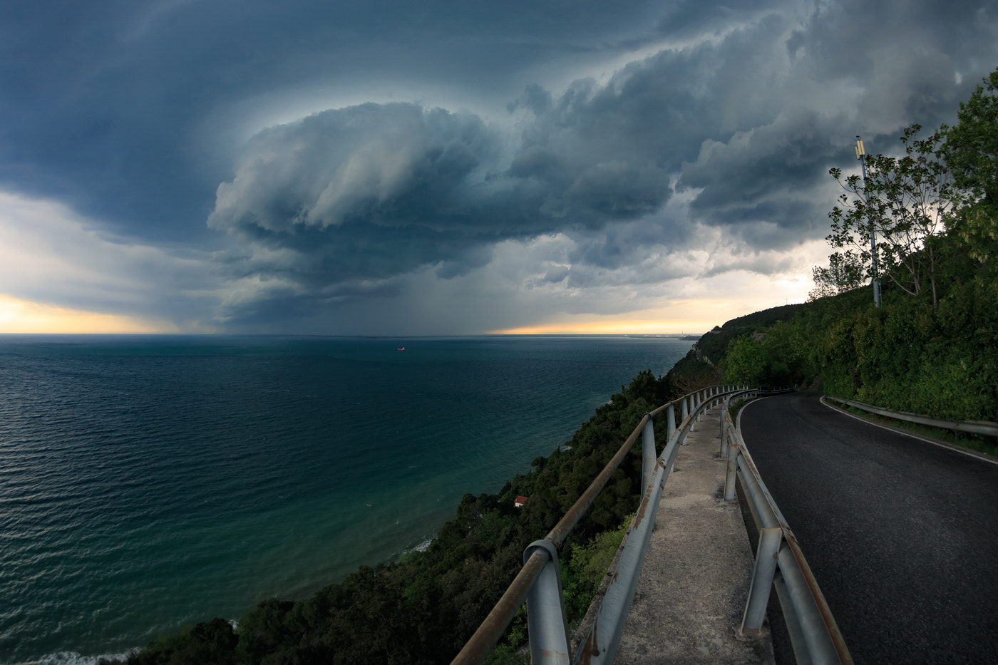 Storm Above Sea by Jure Batagelj / 500px