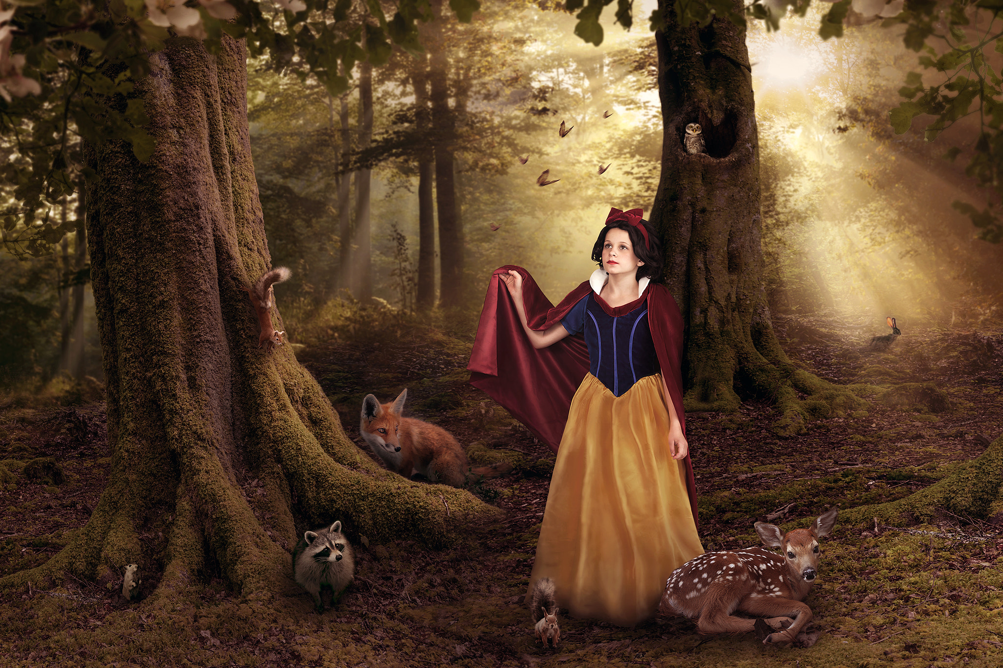 Snow White composite inspired by Annie Leibovitz by Crystal Marks / 500px