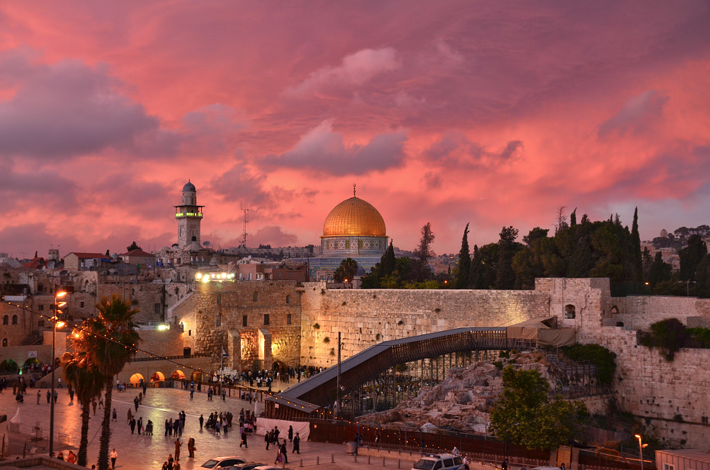 Old City Jerusalem Sunset by Mark Millan / 500px