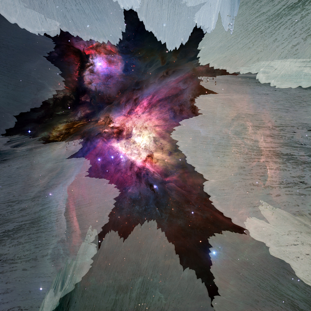 NASA Hubble Orian Nebula at high tide by Mike McKillip / 500px