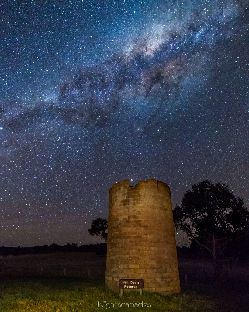 Century-old silo under a timeless starry sky by Doug Ingram / 500px