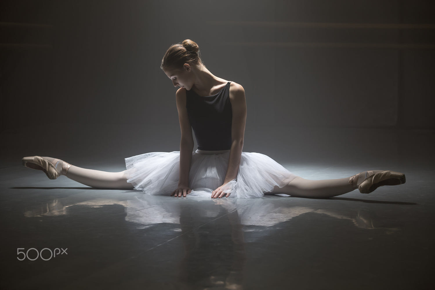 Seated ballerina in class room by Andrey Bezuglov / 500px