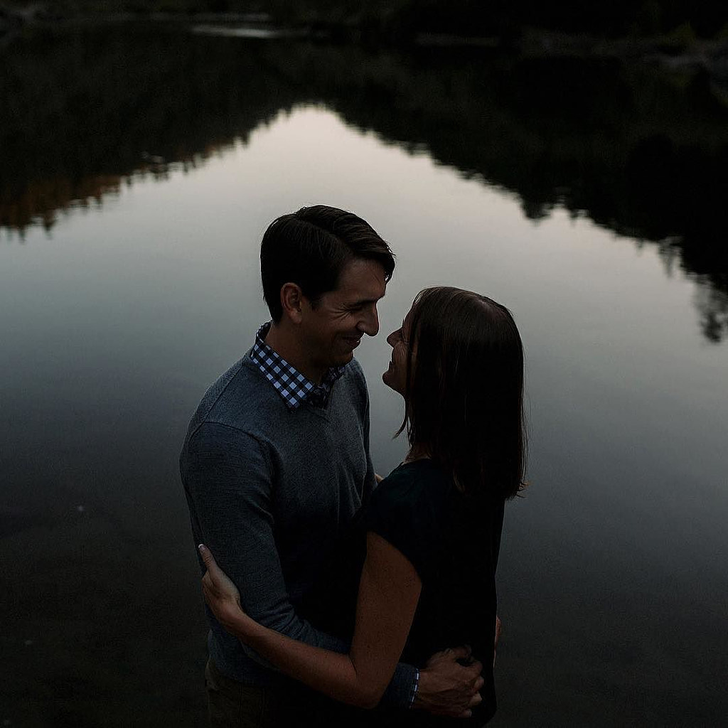 Sam and Amanda - couples shoot in the serene American River Canyon ...