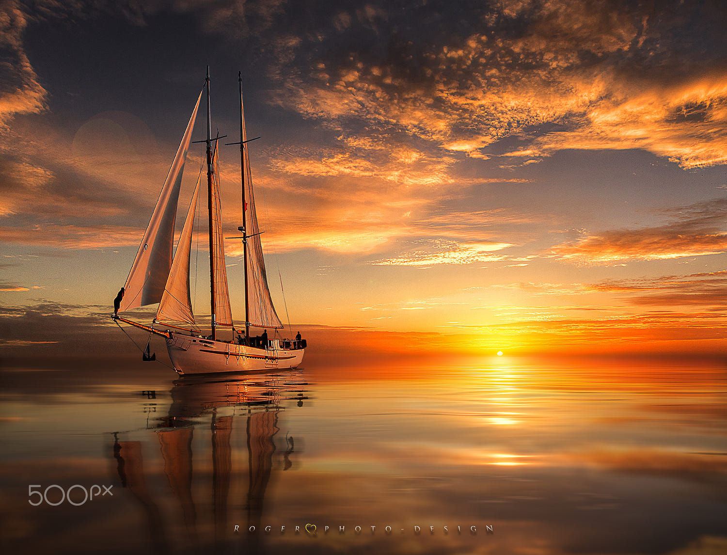 Sunset fine art by Manuel Roger / 500px