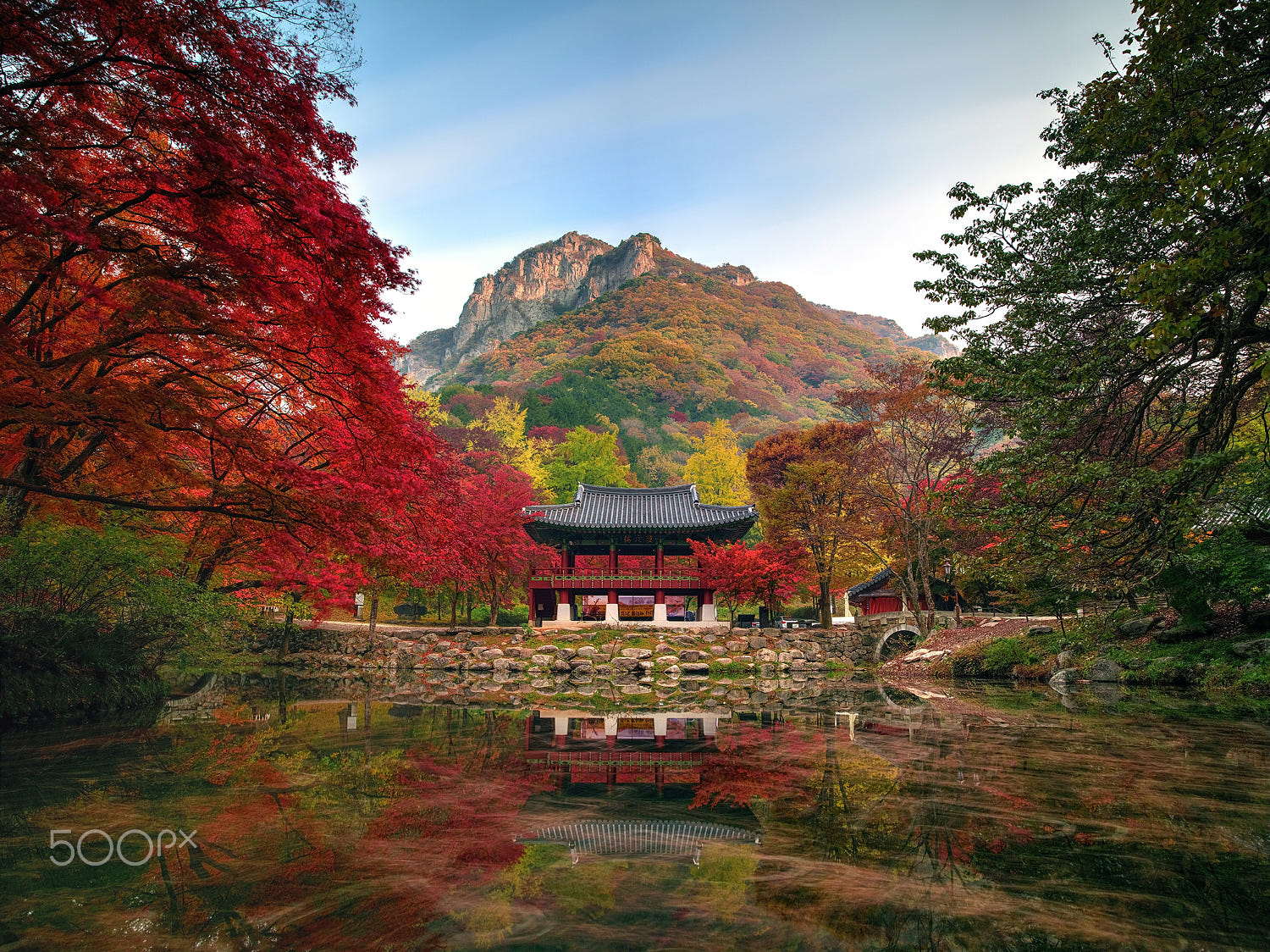 Fall of Baekyang Temple by dae-wook Kim / 500px