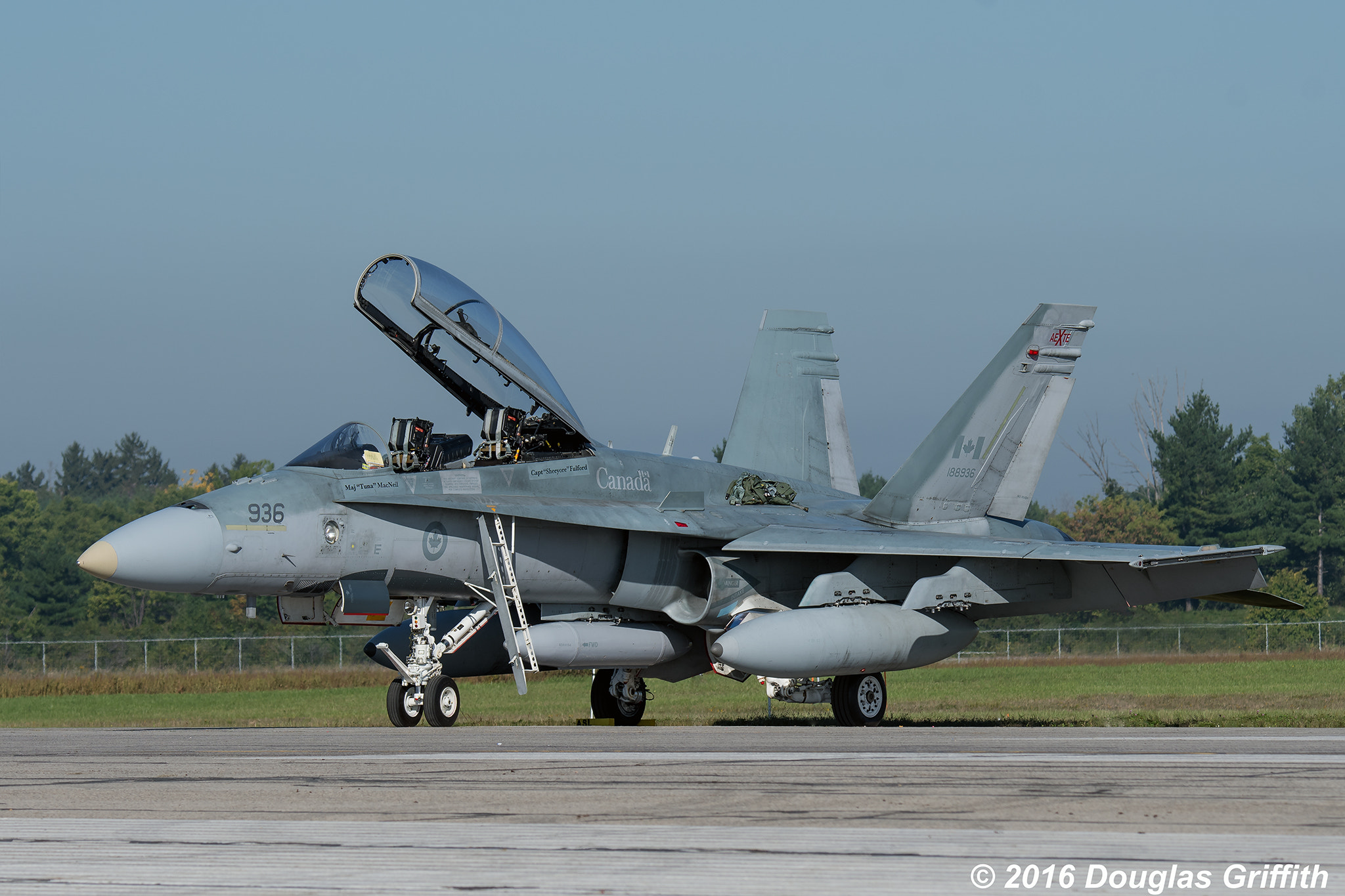 RCAF CF-188D Hornet on the Ramp at CYXU by Doug Griffith Aviation / 500px