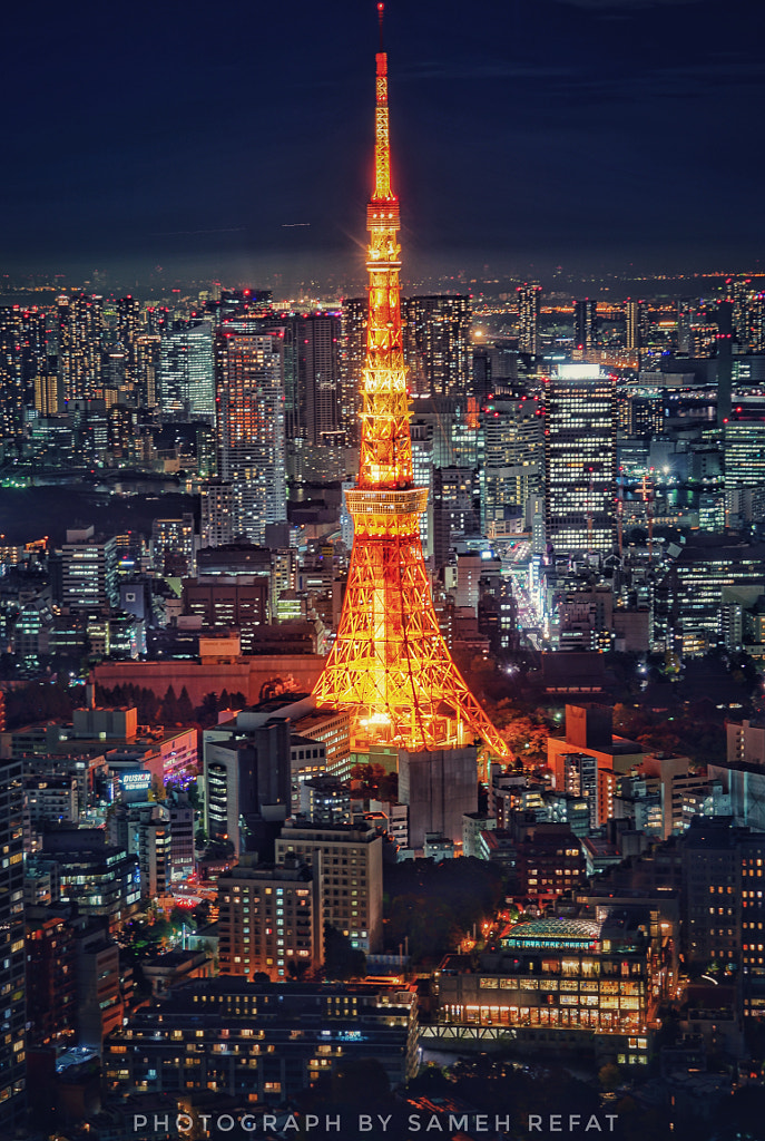 The Tokyo Tower by Sameh Refat / 500px