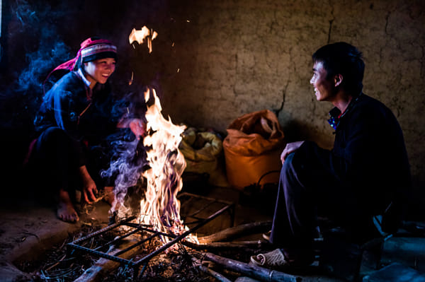 Hmong Couple starting a fire by Fang Keong Lim | 500px