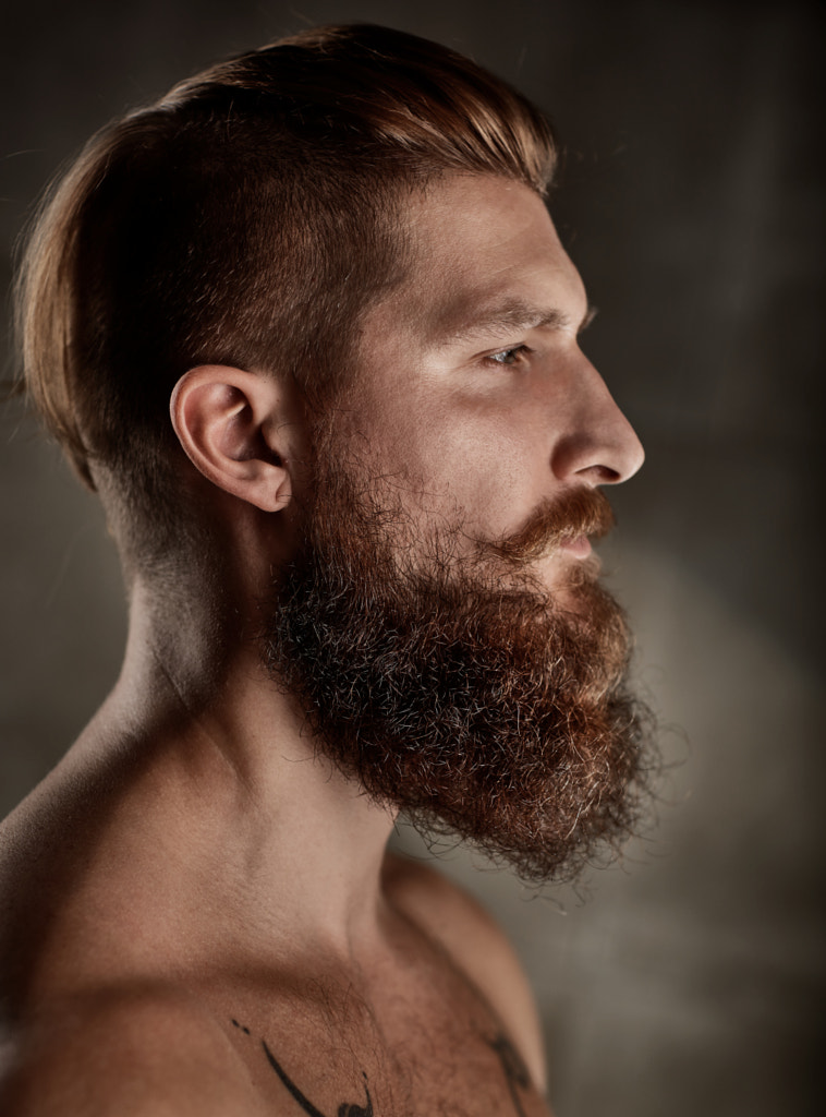 Portrait of bearded man by h20 photostudio / 500px