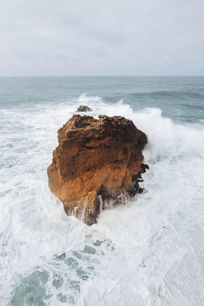 Little peace of rock and 15 meters waves by Lyes Kachaou / 500px