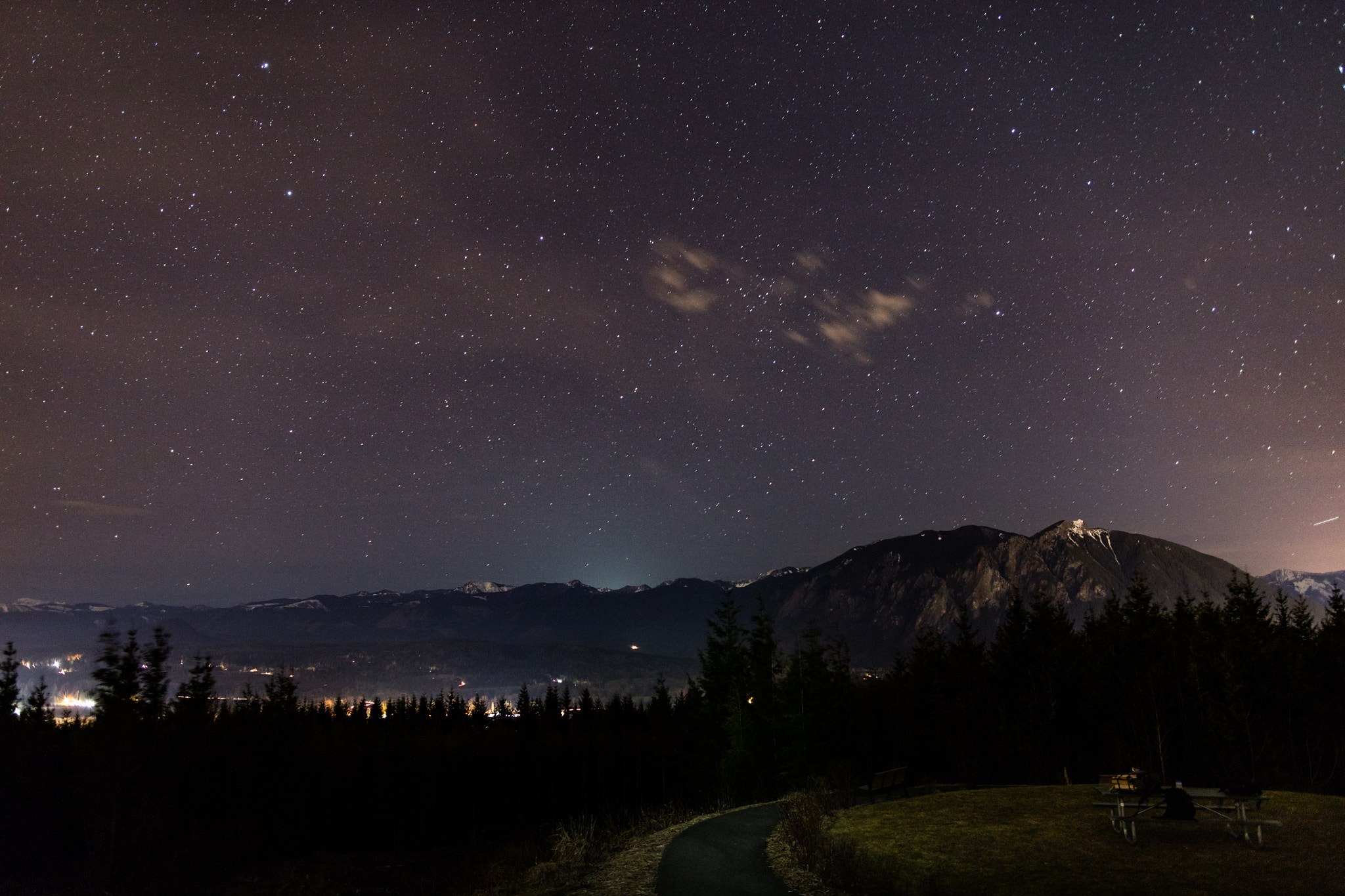 Starry Night Over Mountain Landscape | landscape photo by Brian Barger ...