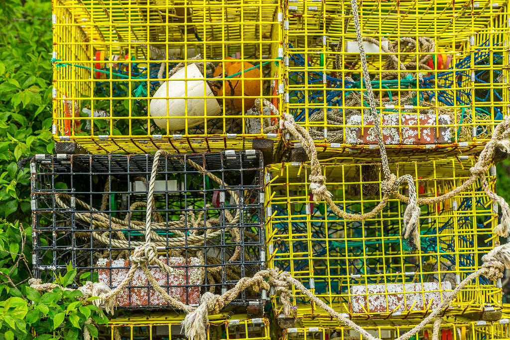Schoodic Lobster Traps by Gestalt Imagery / 500px