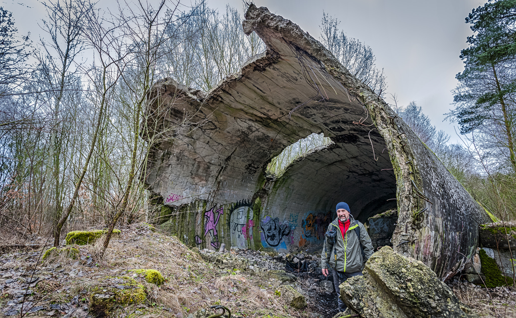 Hydrierwerke Politz ruins, power plant chimney by Peter Falcon / 500px