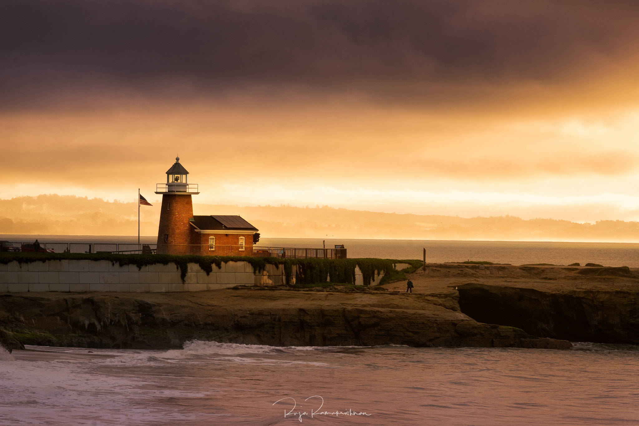 Lighthouse Sunrise by Raja Ramakrishnan / 500px