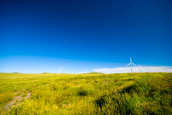 Wind power in the grasslands, Inner Mongolia, a by luchunyu | 500px