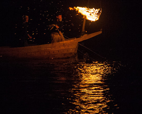 Ukai is one of the traditional Japanese fishing methods. by frame ...