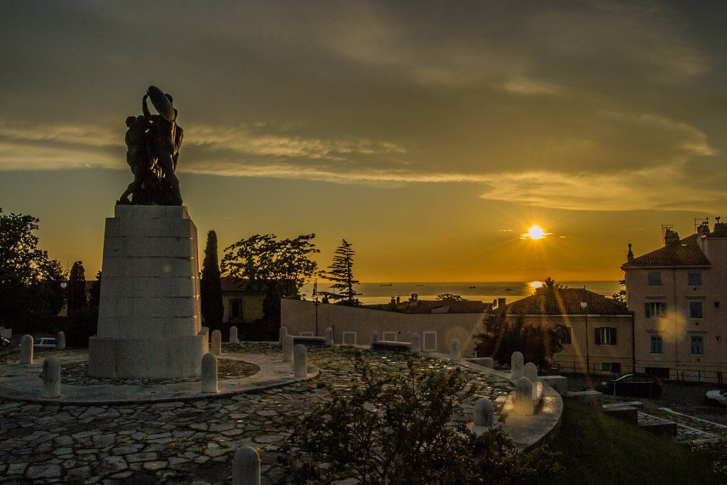 Sunset from Castello di San Giusto by Milan Milošević / 500px