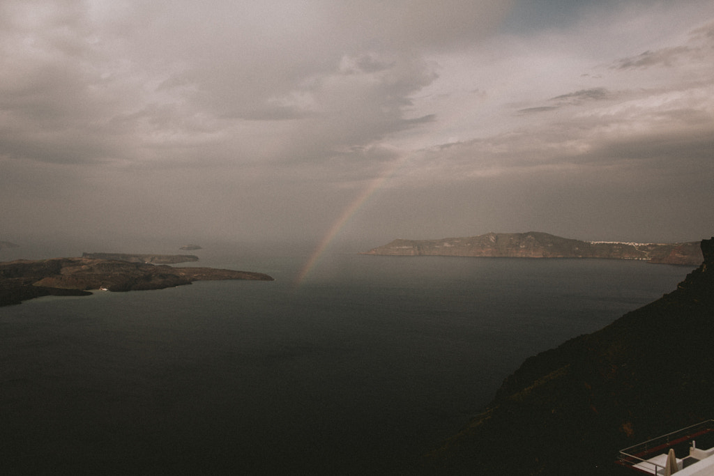 santorini rainbow by Sam Landreth / 500px