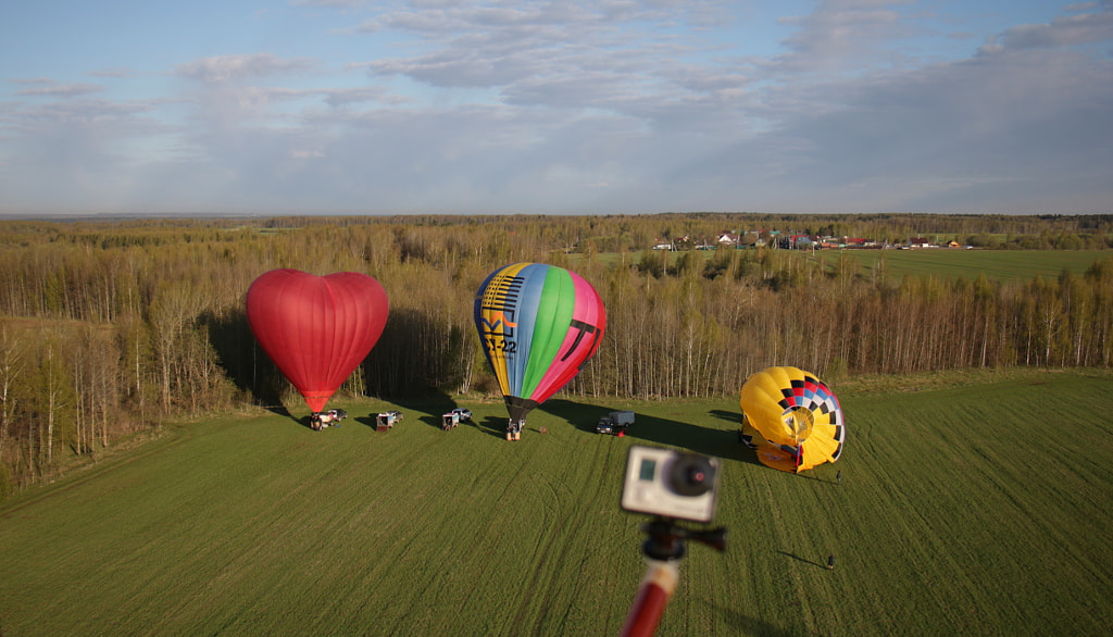 hot-air balloon flight by Sotov and Sotova / 500px