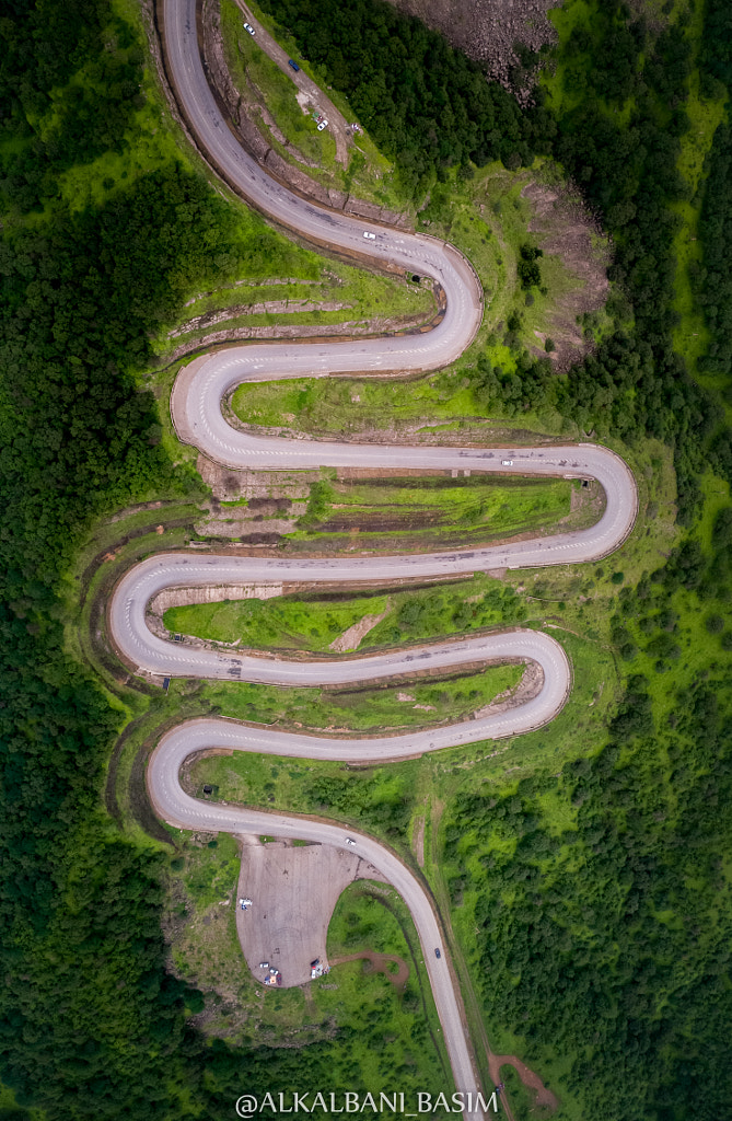 Sky capture for mountain snakey road in Salalah city by Basim Abdullah ...