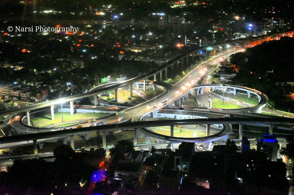 Chennai Kathipara Bridge Night (Flight) View ! by Narasimhan N - Photo ...