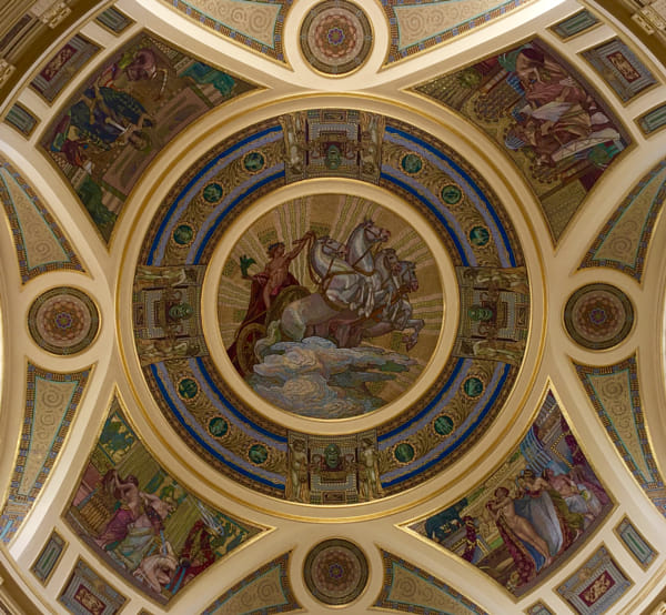 Ceiling of the famous Szechenyi Baths, Budapest by John Harris / 500px