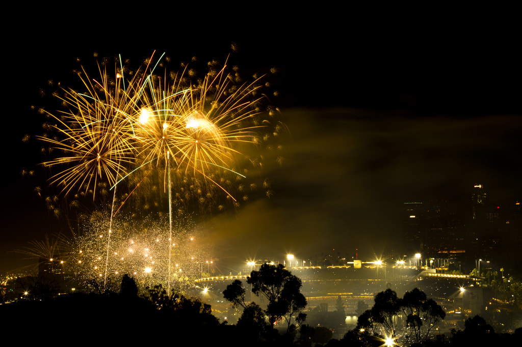 Los Angeles Dodgers Fireworks by Rie Nakata / 500px