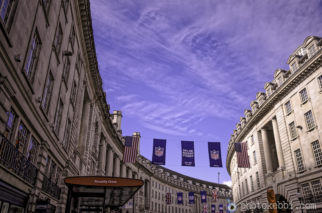 Piccadilly Circus photo with a poem by D. H. Lawrence by Robert R ...