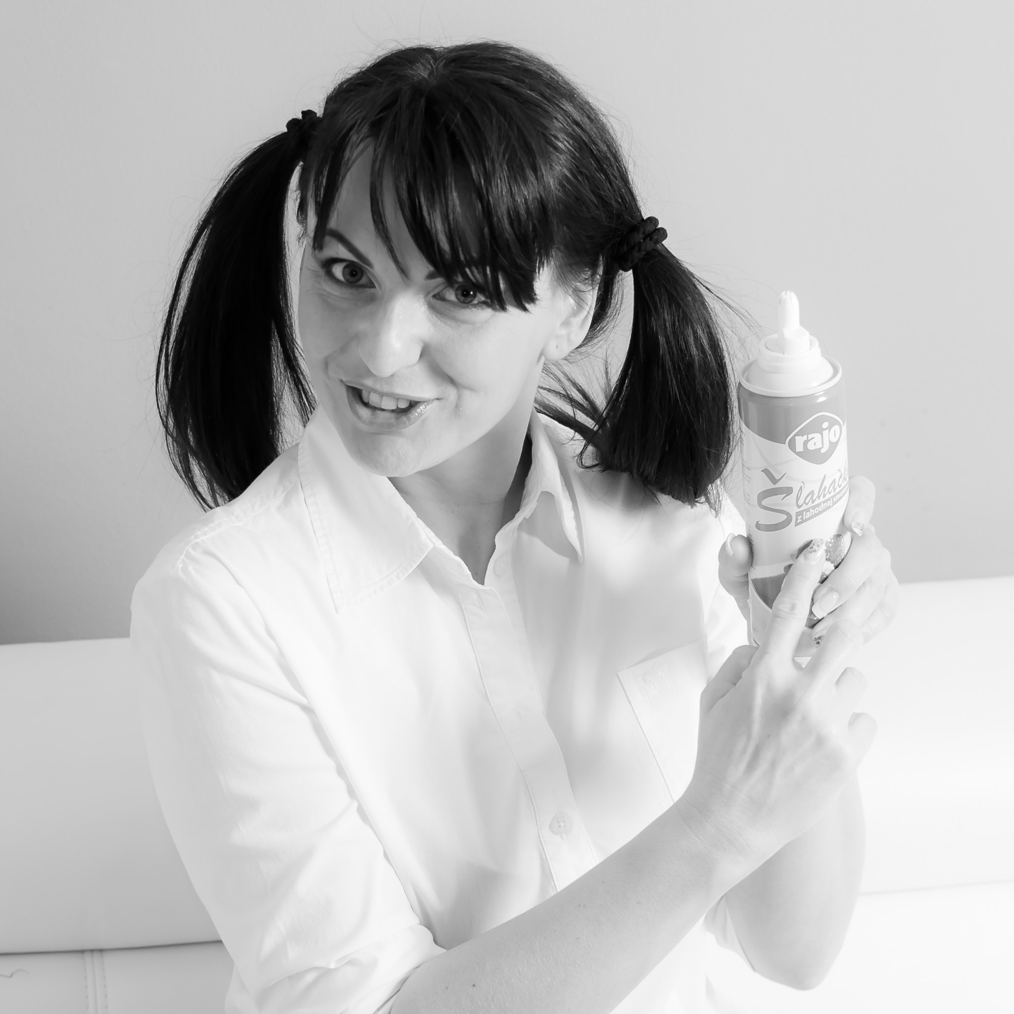 Playful Woman with Whipped Cream | people photo by Jozef Masarik | 500px