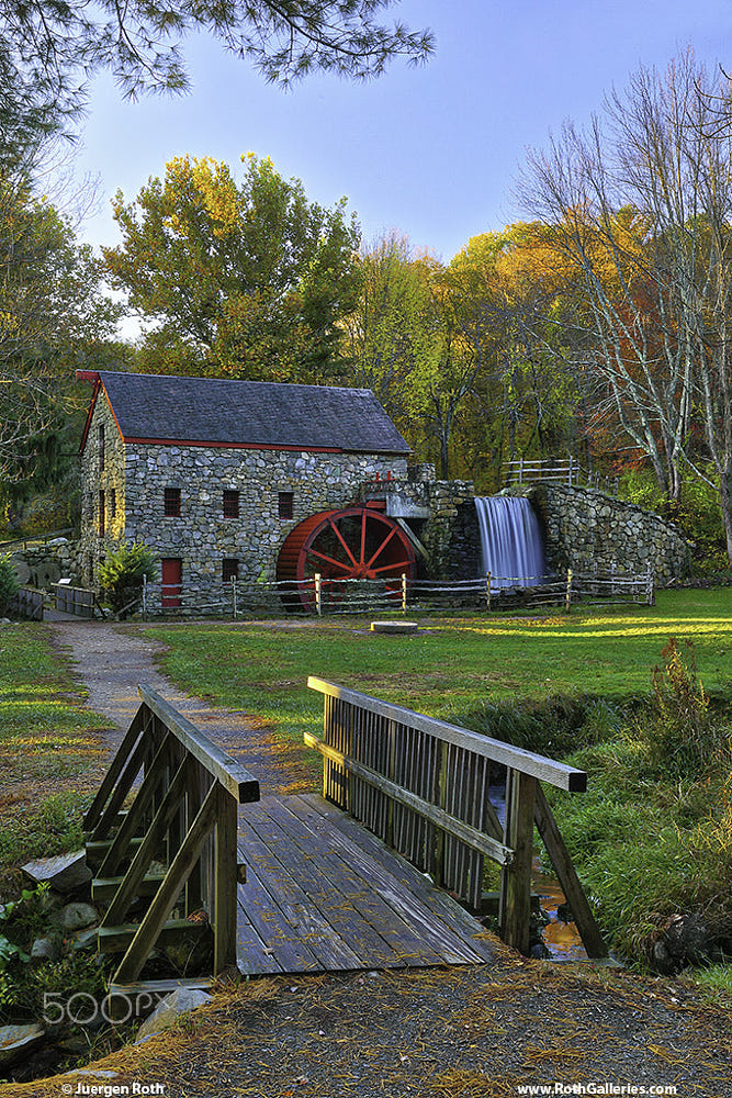 Sunrise at the Wayside Inn Grist Mill inSudbury MA by Roth Galleries ...