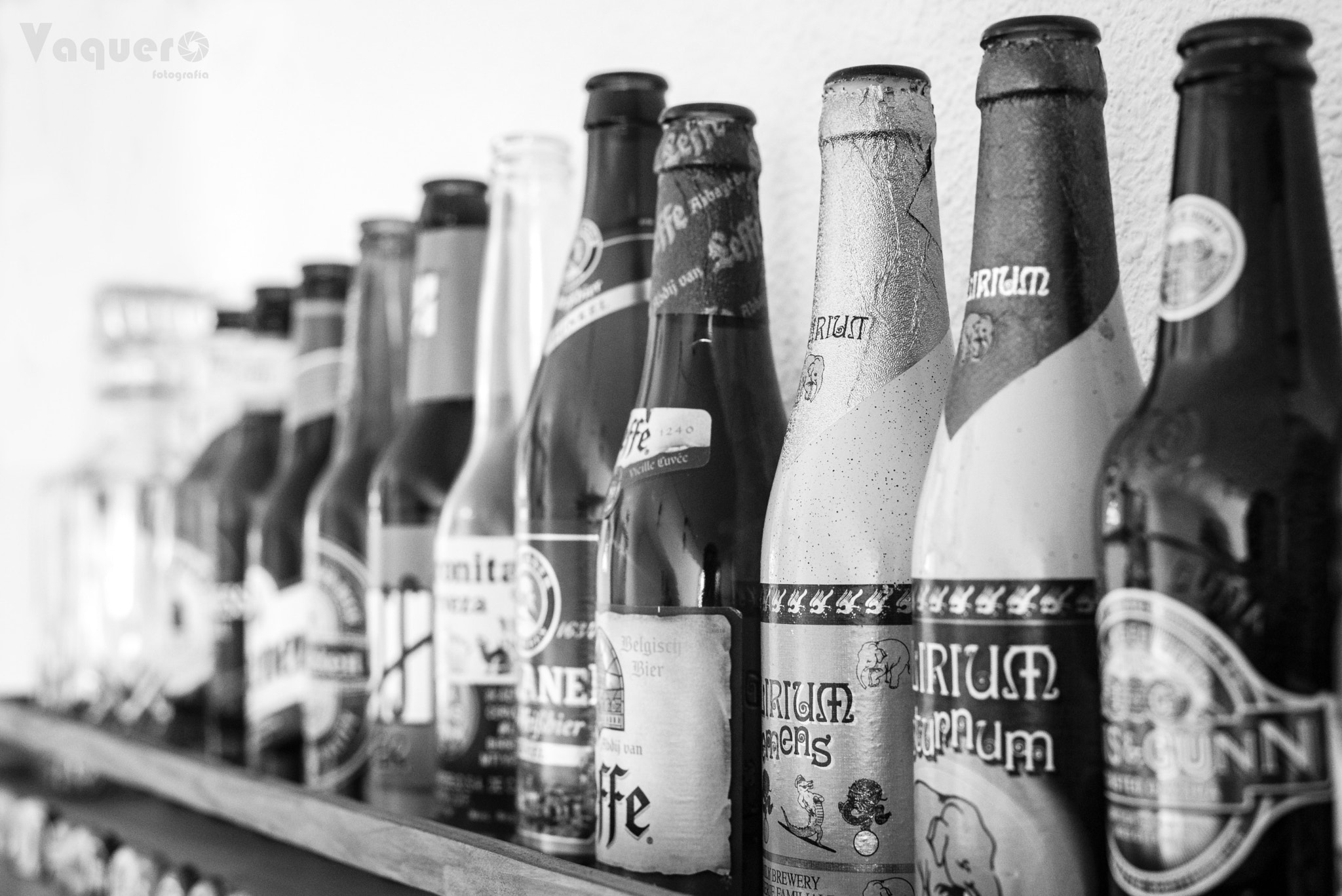Vintage Beer Bottle Collection | still life photo by César Jiménez ...