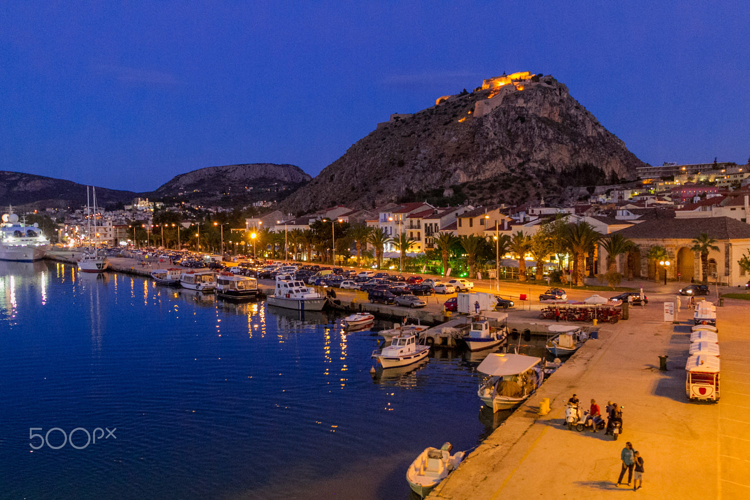 Nafplio by night by Cedric Buisson / 500px