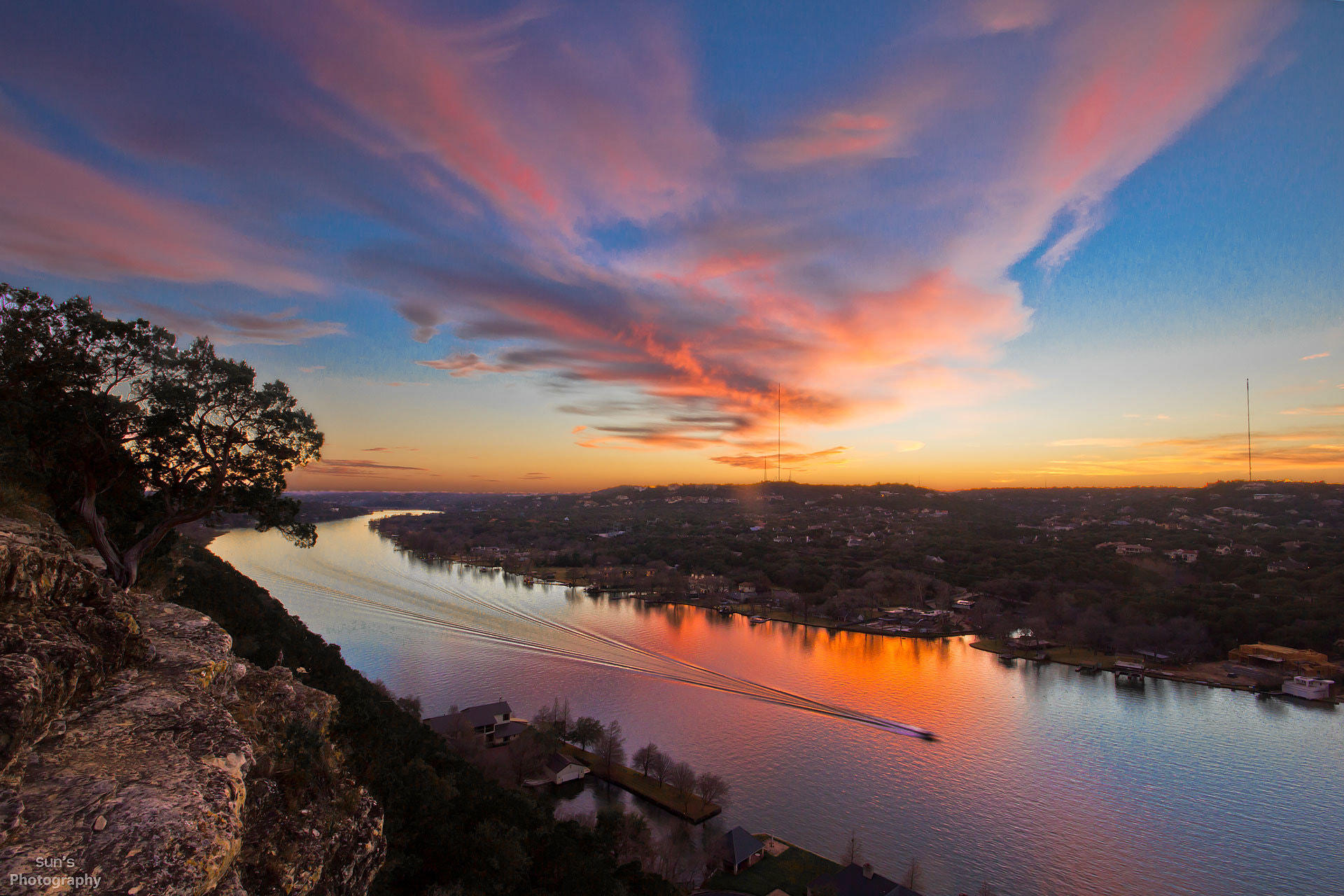 Mount Bonnell Sunset by Kyle Sun / 500px