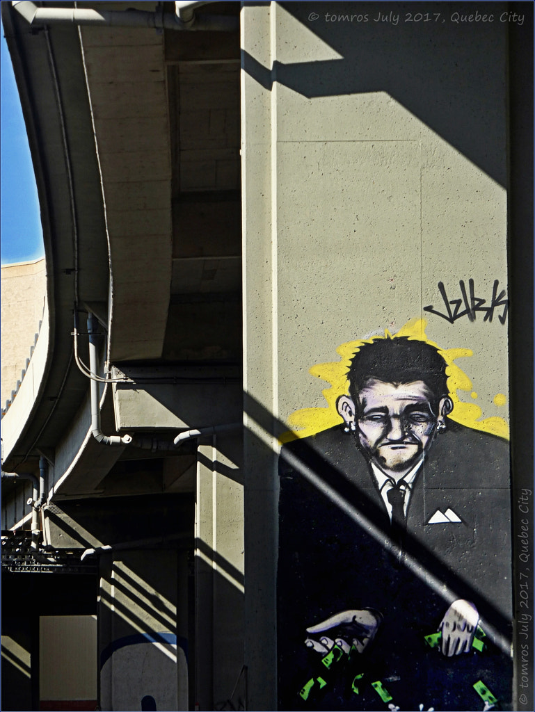 Money, Money, Money; it's a Corrupt world. Graffiti by Sushi. by Jazz ...