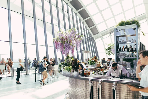 Modern Bar with Panoramic City Views | city photo by Richard Simms | 500px