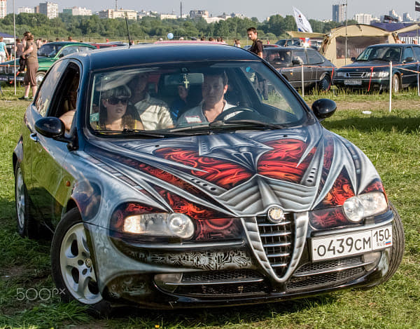 Exhibition of rare and vintage cars. Exclusive car models. by Dmitryi ...