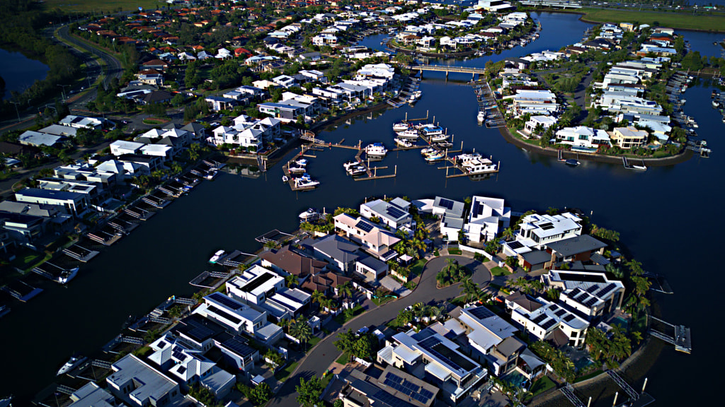 Aerial View of Riverlink’s Gold Coast by Chris Morris / 500px