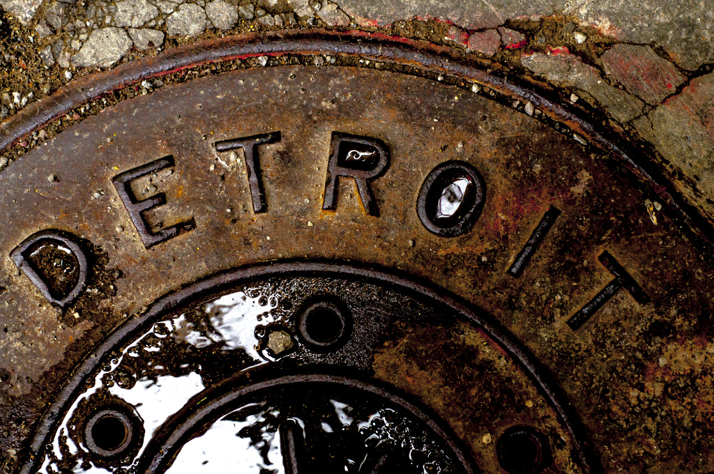 Detroit Manhole Cover Color by Trevor Sutherland / 500px