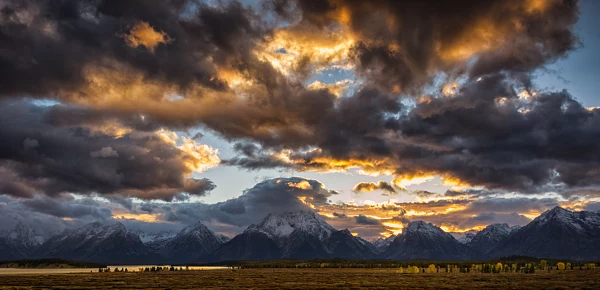 Sunset at Jackson Lake Lodge by Kyle Mercer | 500px