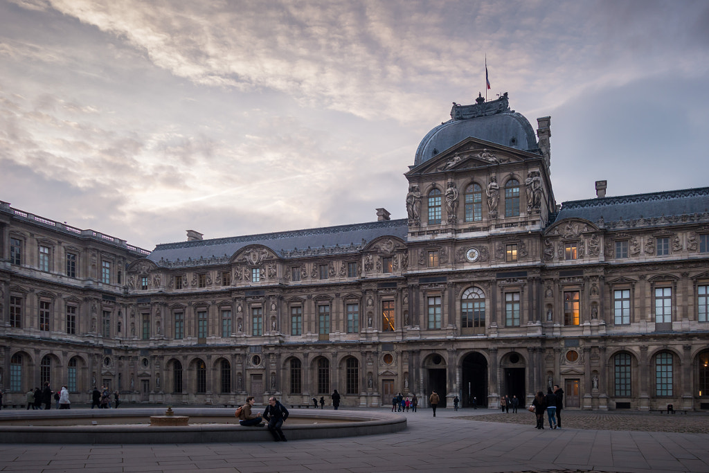 Sunset over the Louvre by Fred Singer / 500px