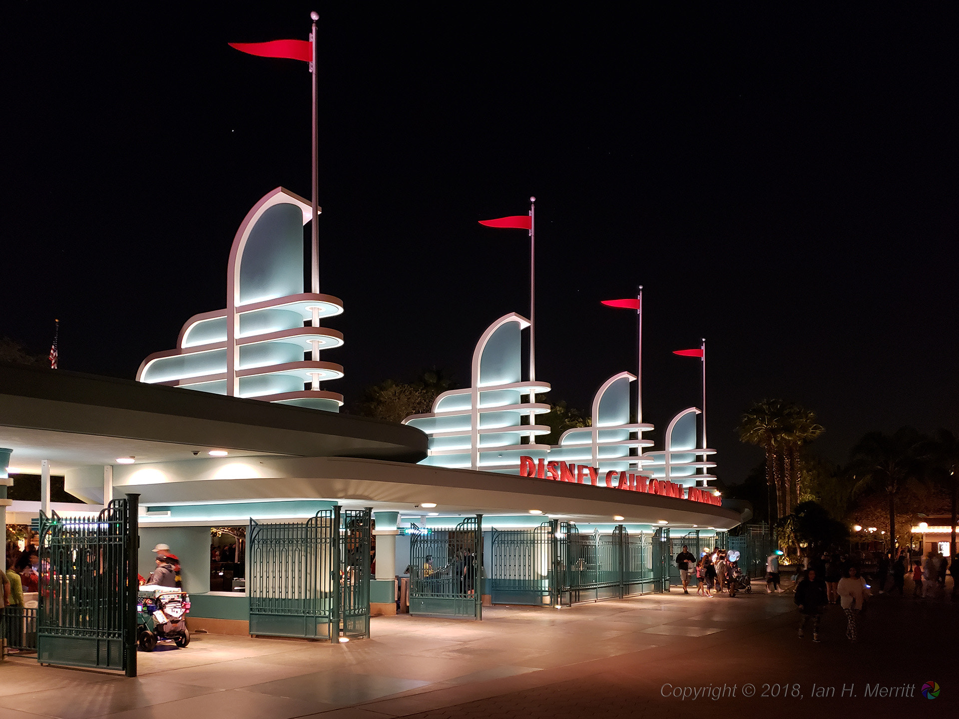 Night Entrance to a Theme Park | city photo by Ian Merritt | 500px