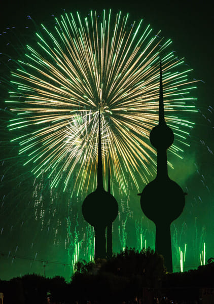 Kuwait Towers Fireworks by Abdullah Alabbad | 500px