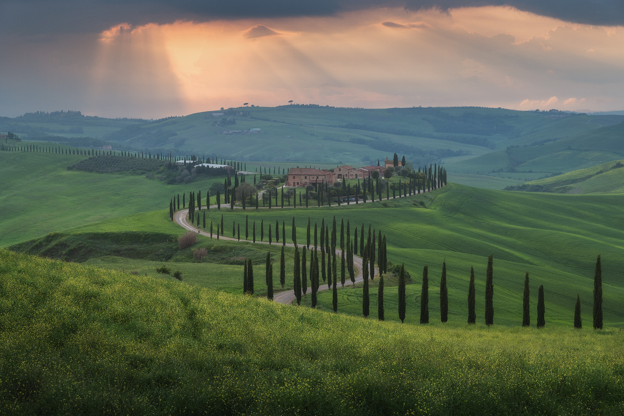 Sun Rays Over Tuscany by Iurie Belegurschi / 500px